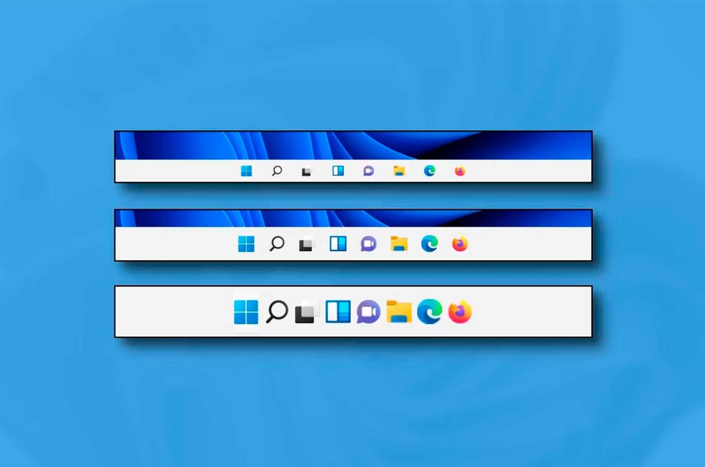 Cambiar el tamaño de la barra de tareas en Windows 11: Personaliza tu ...